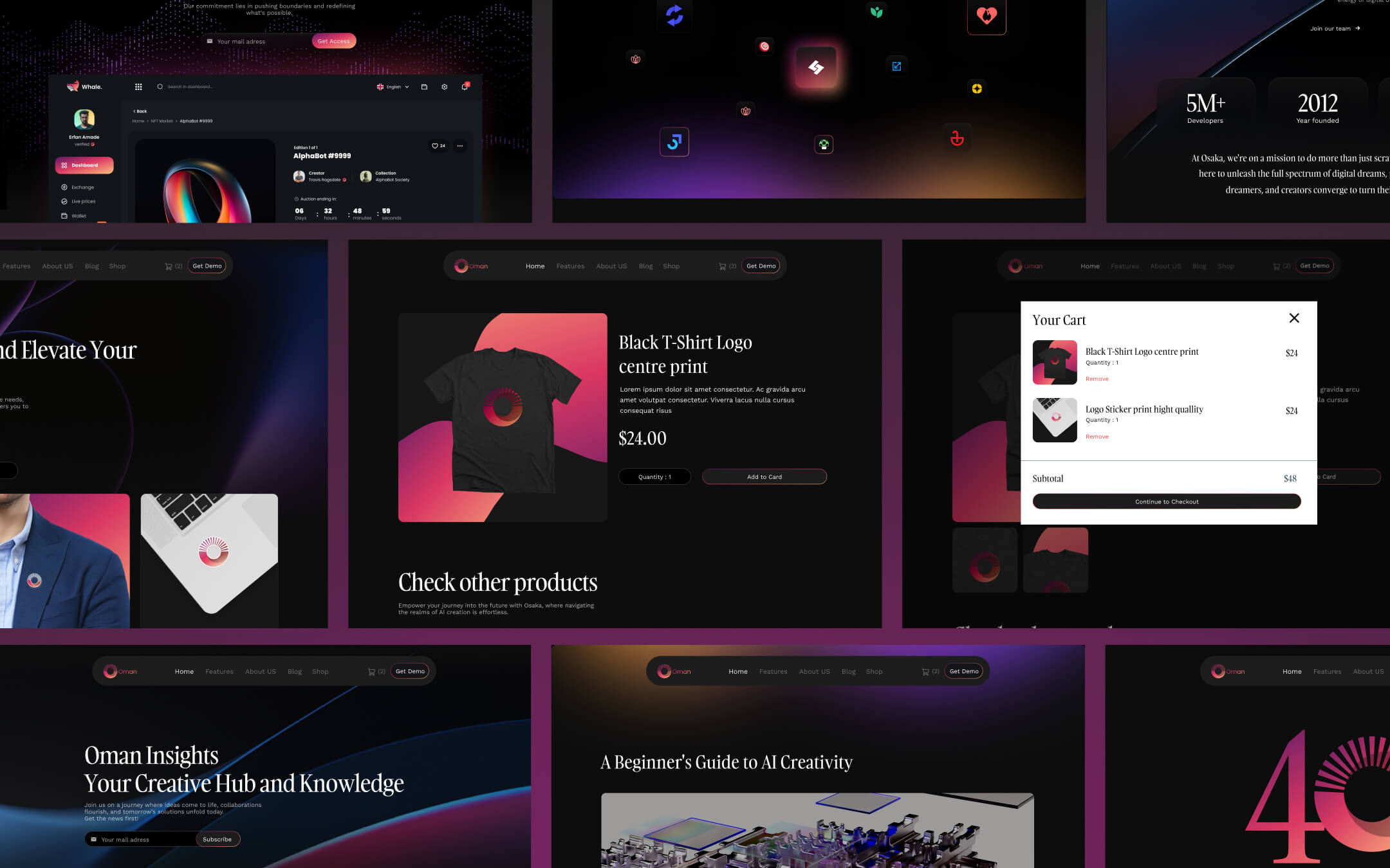 Oman - SaaS Webflow Template | Wedoflow